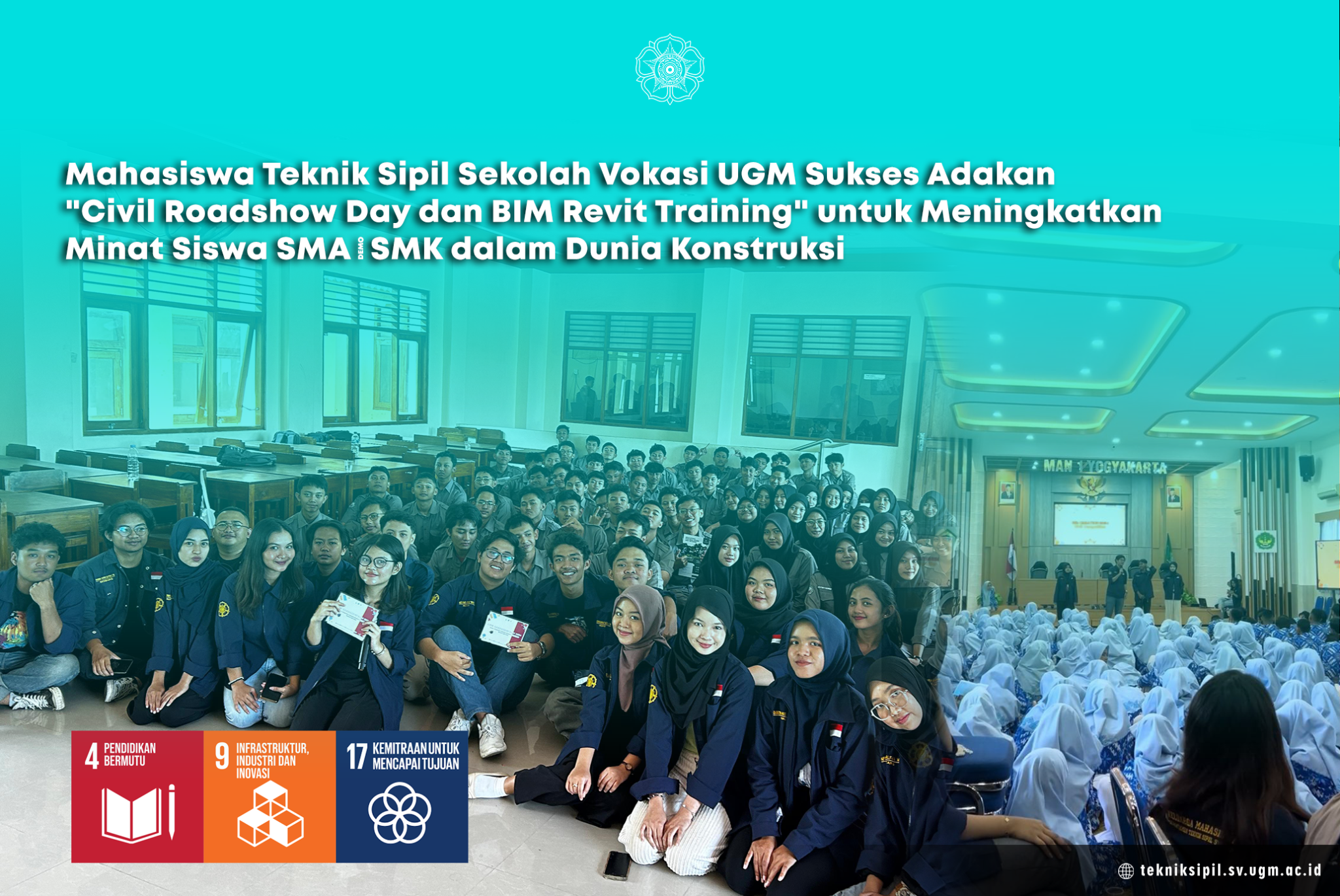 Mahasiswa Teknik Sipil Sekolah Vokasi UGM Sukses Adakan “Civil Roadshow ...
